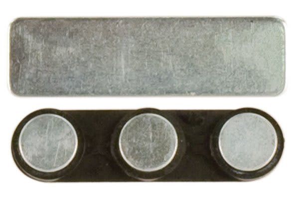 Silver Metal Name Tag